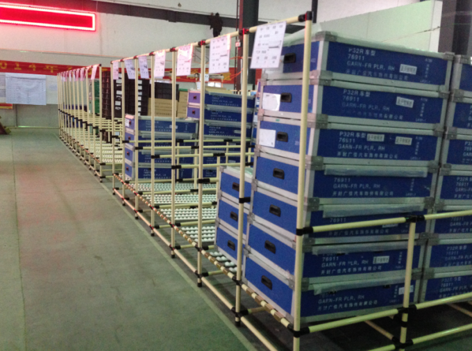 Sistem Rak Pipa Baja Tugas Berat Penyimpanan Rak Pipa PE Untuk Gudang ...